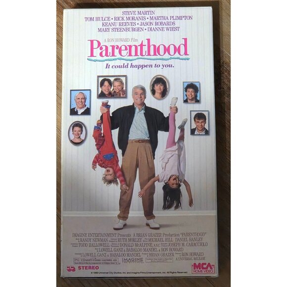 Parenthood | Media | Parenthood 989 Vhs Steve Martin Keanu Reeves ...